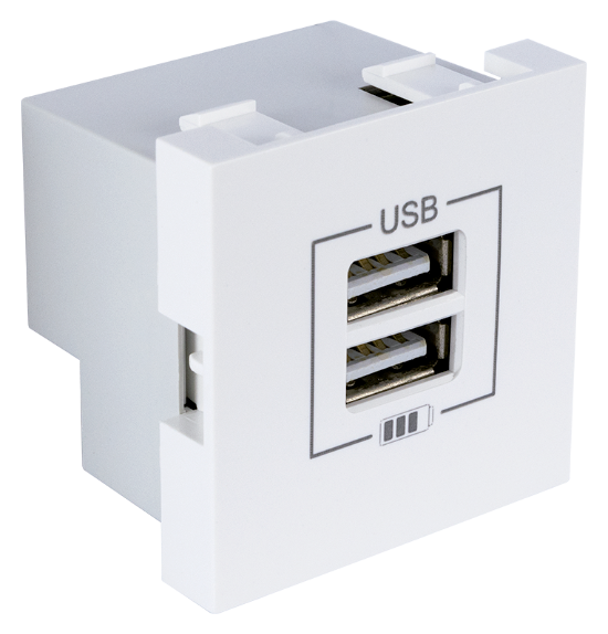 USB Power Sockets | Semi-Assembled Devices | QUADRA | Products | EFAPEL